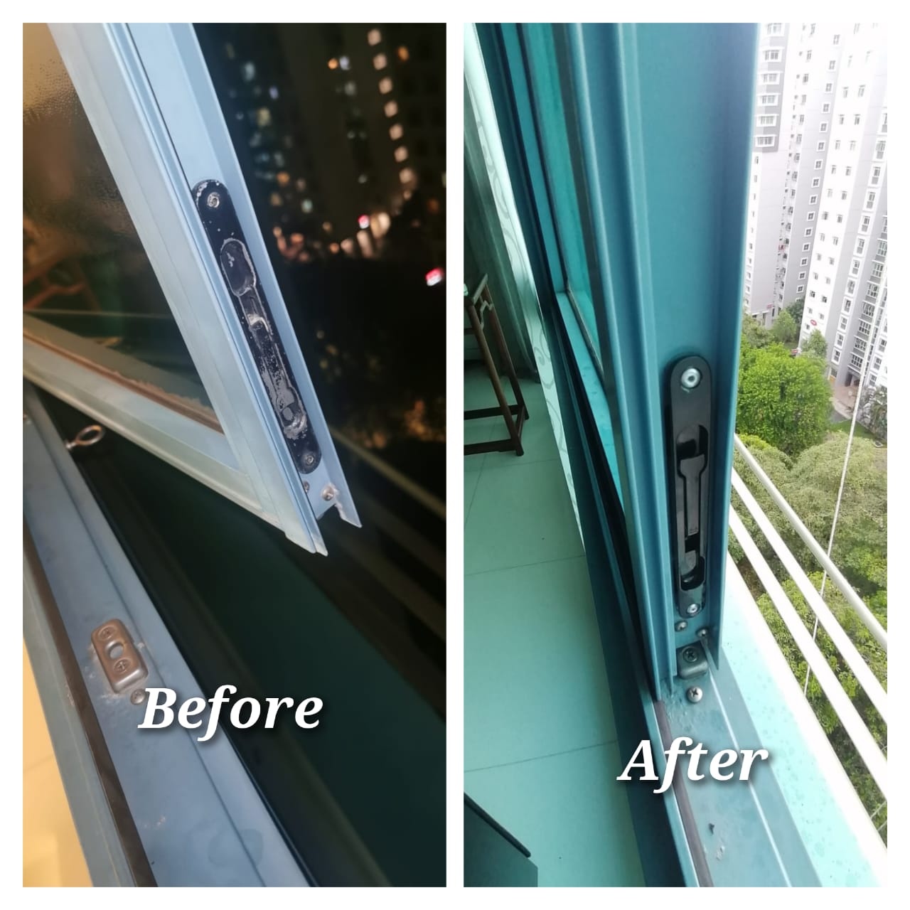 Supply And Replace Window Latch - Window Repair Singapore